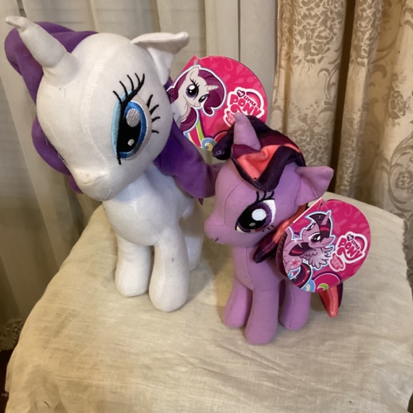 Hasbro | Accents | Set Of 2 My Little Pony Plushies With Tags | Poshmark